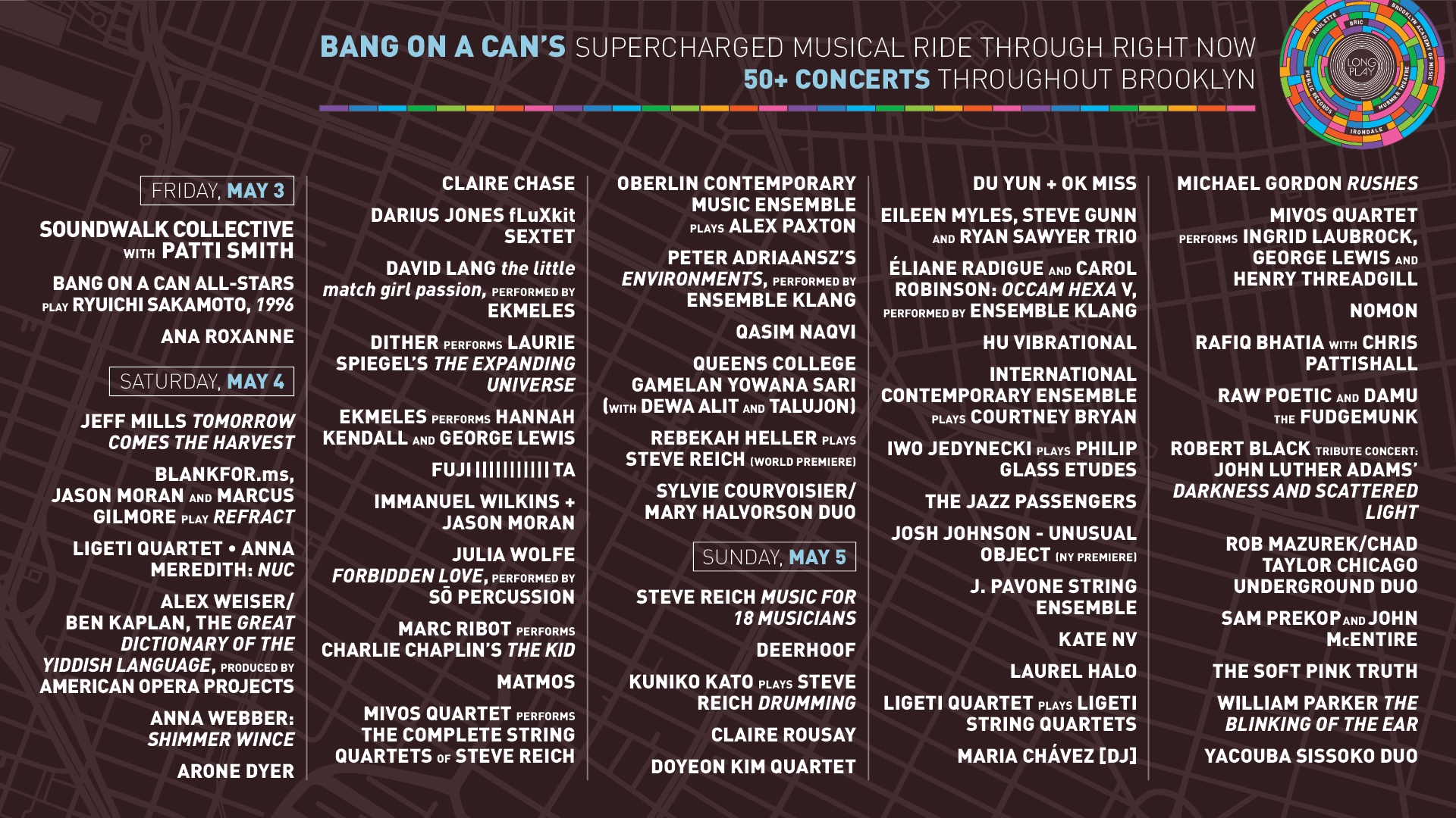 BAM | Long Play 3-Day Pass